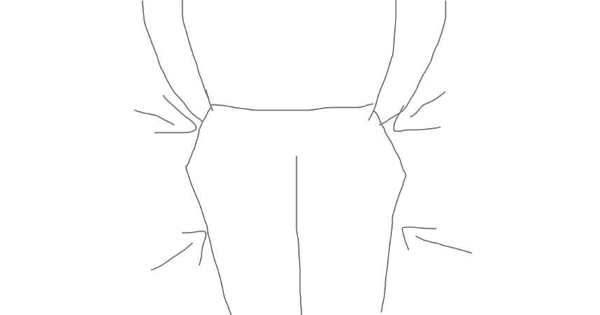 "Hey look at that high-waisted man, he got feminine hips."