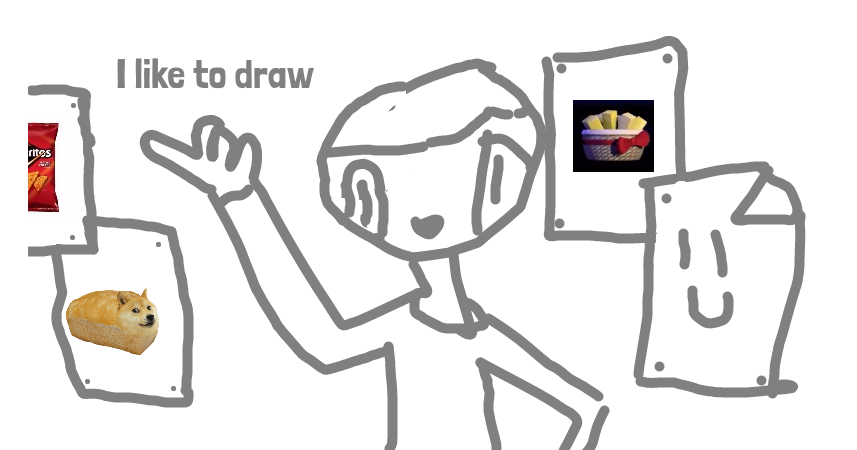 I like to draw